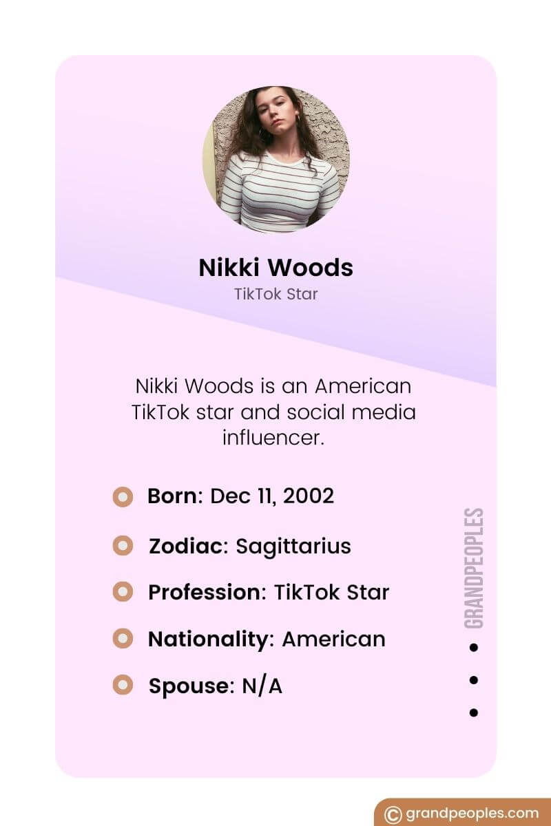 Nikki Woods (TikTok) Age, Height, Net Worth, Biography, Wiki, and More ...