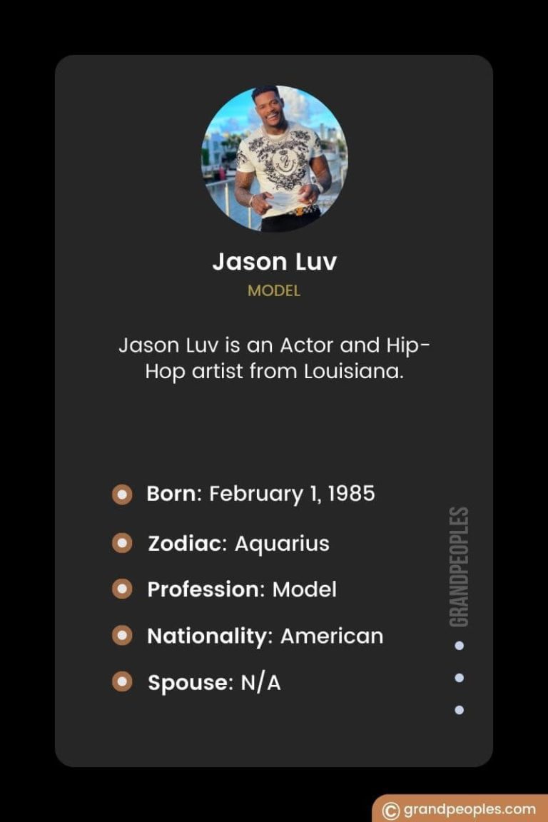 Jason Luv Age, Height, Girlfriend, Wiki, Biography, and More - GrandPeoples