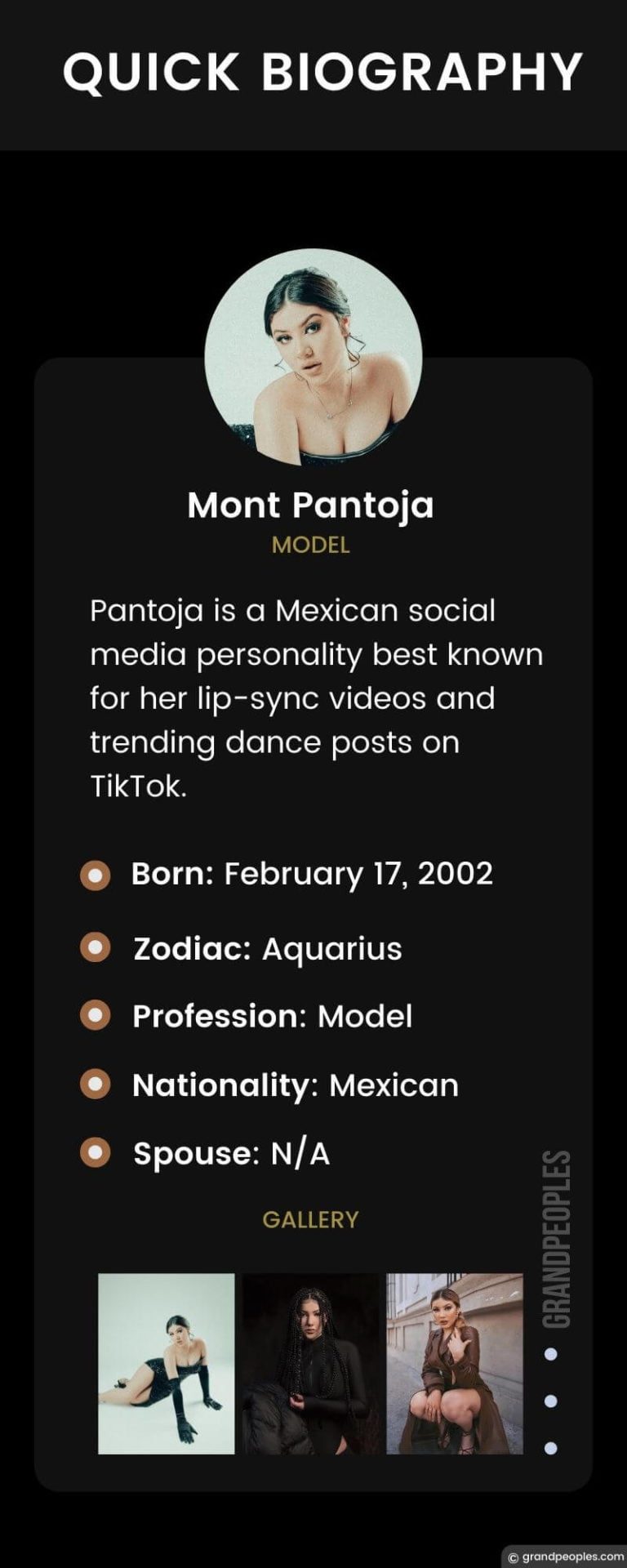 Mont Pantoja Age, Height, Boyfriend, Net Worth, Biography, Wiki, and ...