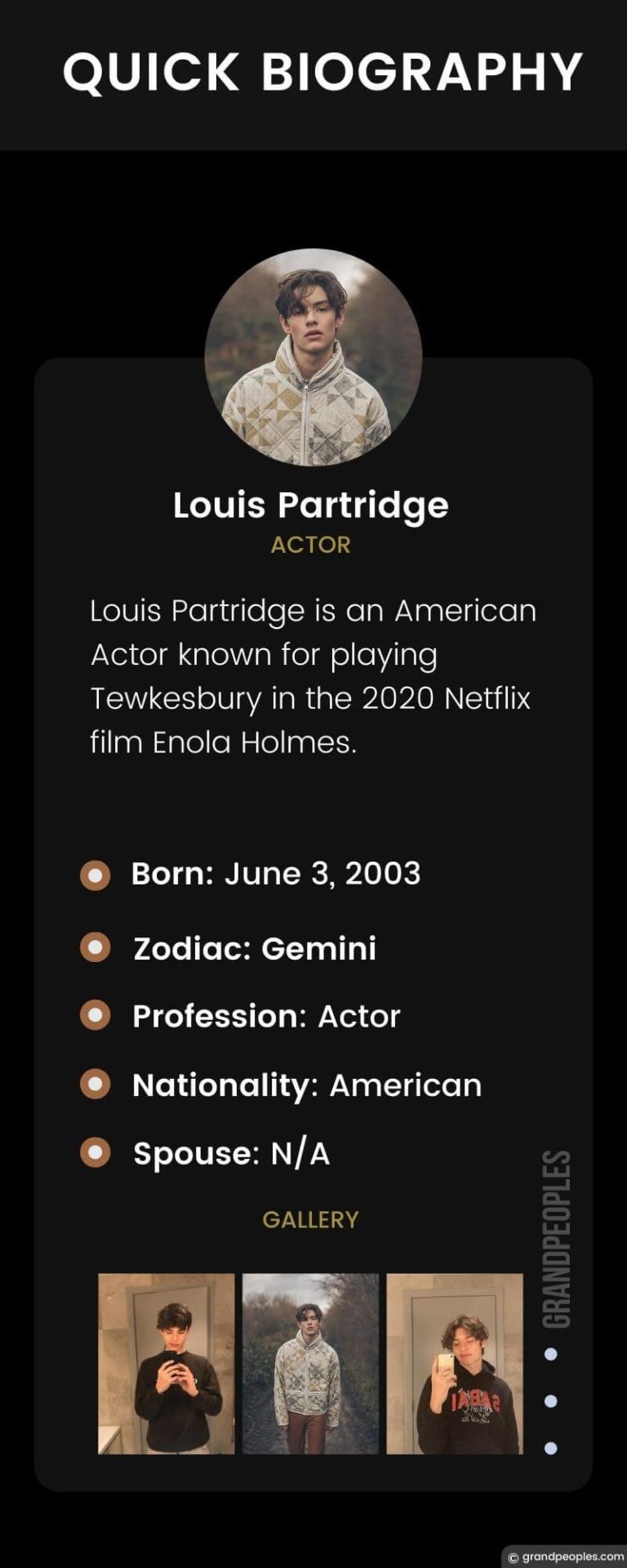 Louis Partridge Wiki, Age, Height, Net Worth, Biography, and More ...
