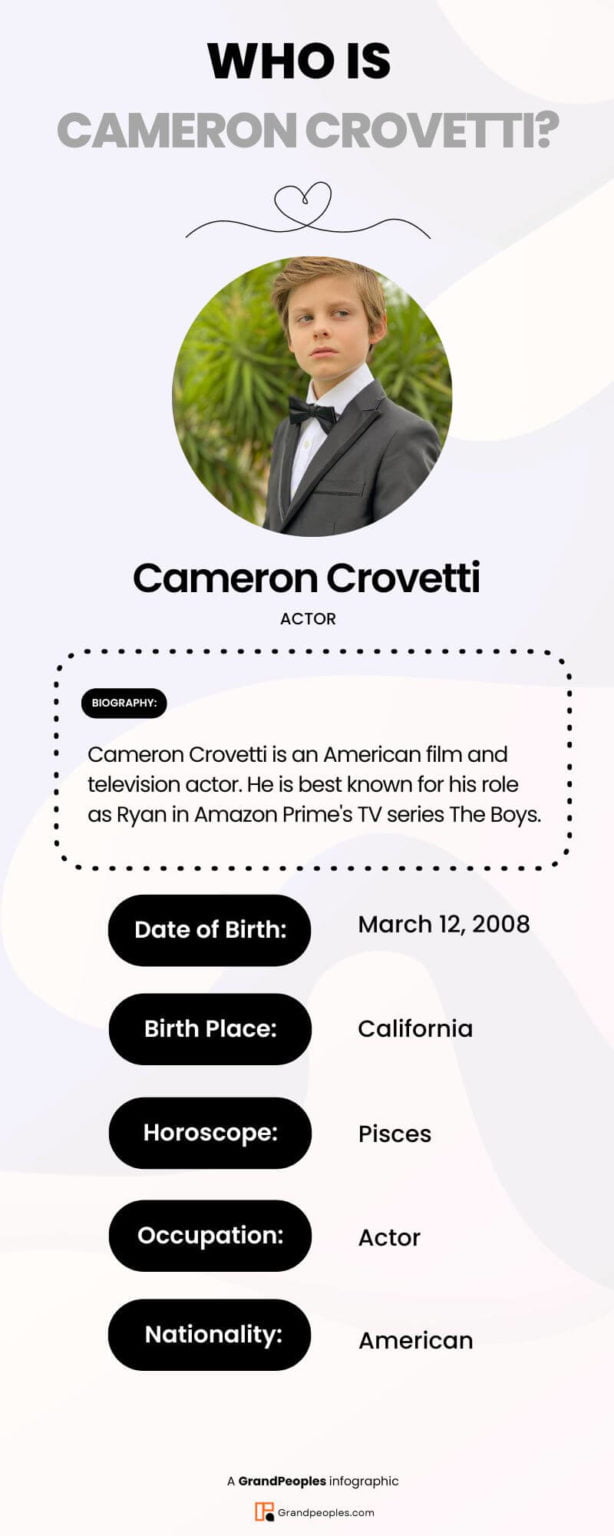 Cameron Crovetti Age, Height, Movies, Wiki, Biography, and More ...
