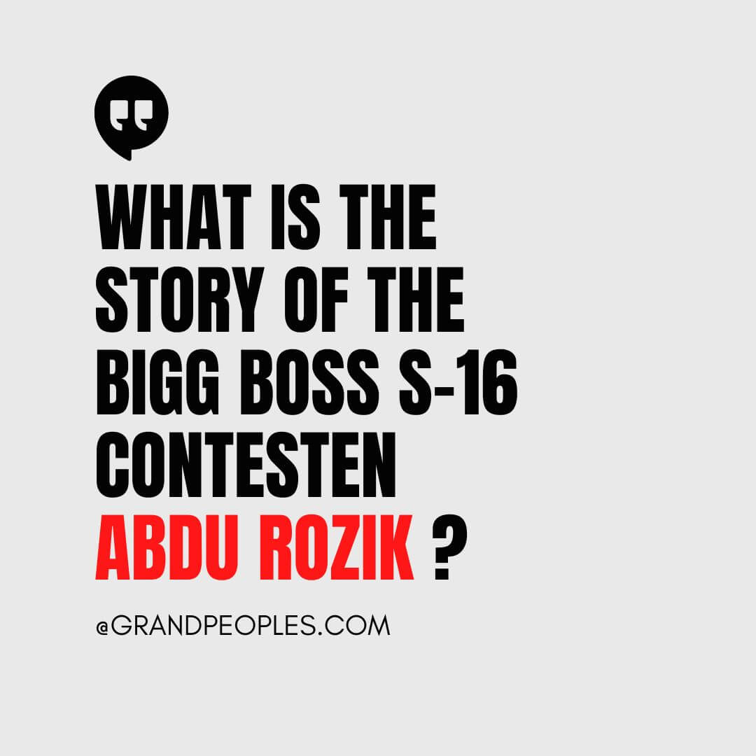 Abdu Rozik Age, Height, Biography, Wiki, and More - GrandPeoples