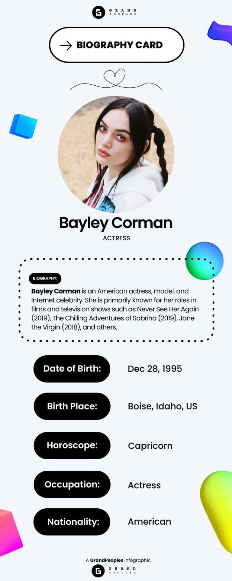 Bayley Corman Age, Height, Boyfriend, Movies, Net Worth, Biography ...