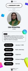Liza Waschke Age, Height, Movies, Biography, Wiki, and More - GrandPeoples